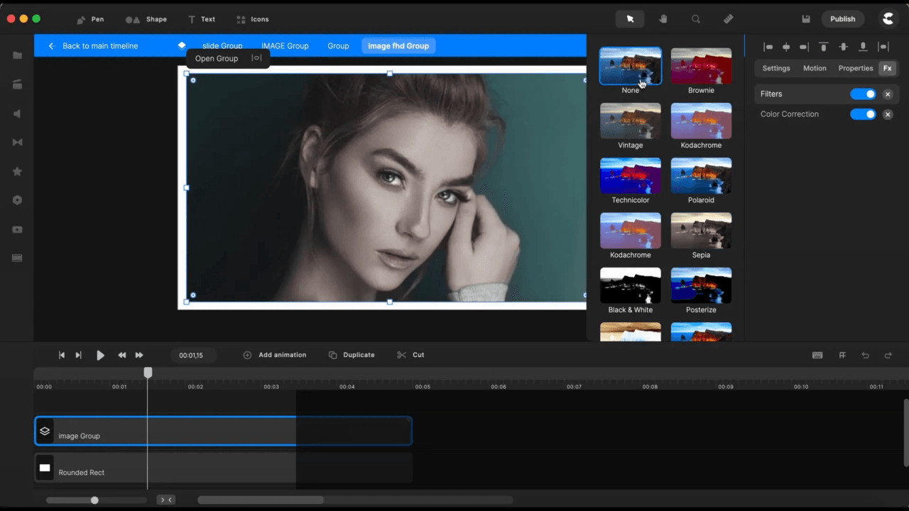 Customizing Images in Create Studio Templates for Stunning Videos